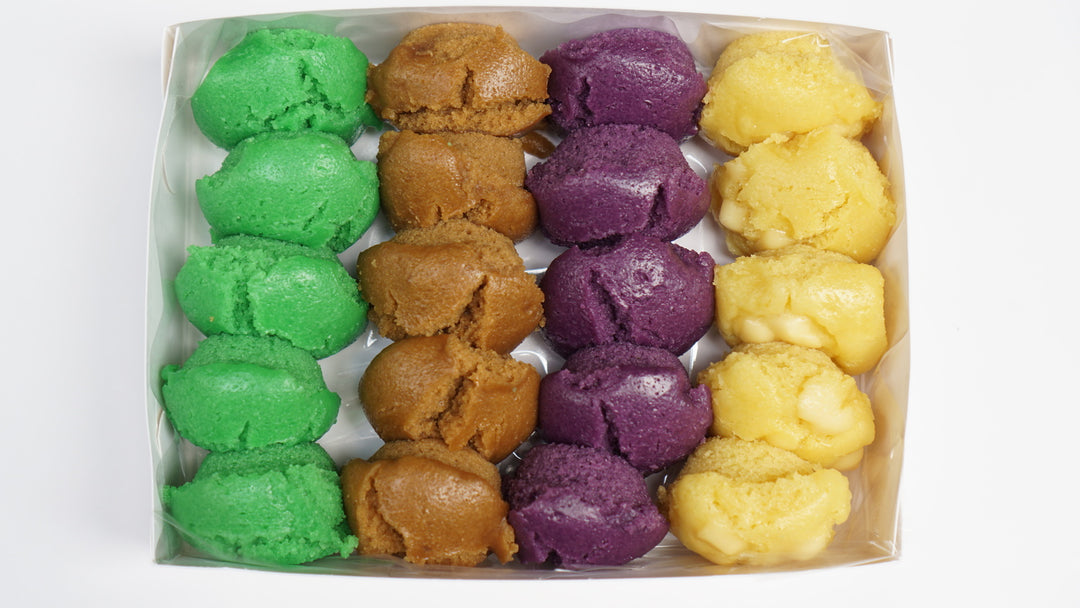 Puto Assorted Flavors 20pcs – Michelle's Putong Ube and Filipino Delicacies