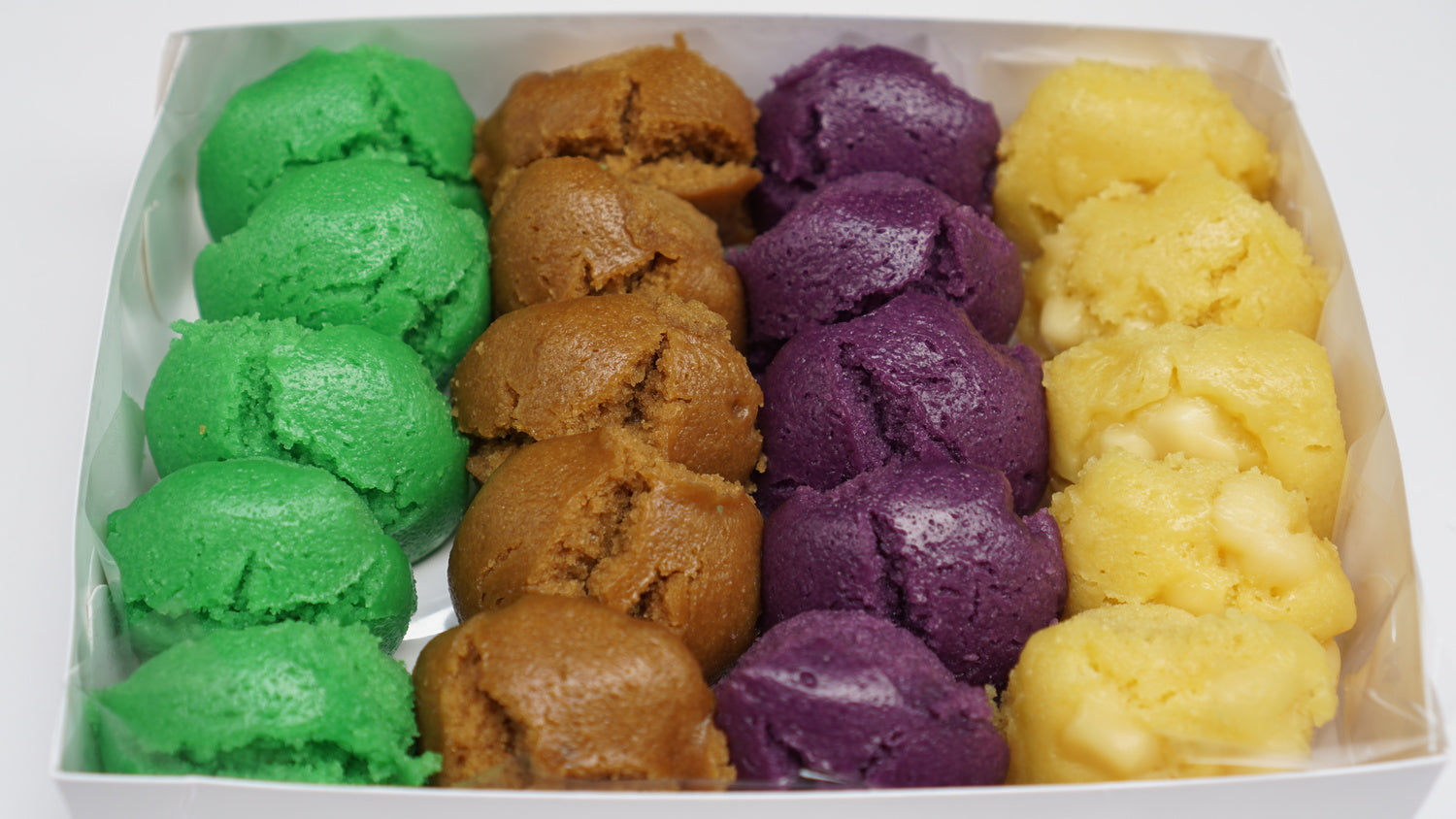 Puto Assorted Flavors 20pcs – Michelle's Putong Ube and Filipino Delicacies